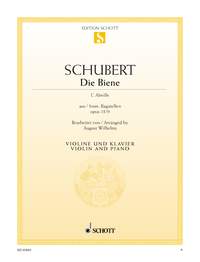 シューベルト：BEE, THE(L'ABEILLE)OP.13/9/WILHELMJ 【輸入：ヴァイオリン】 | ヤマハの楽譜通販サイト ...